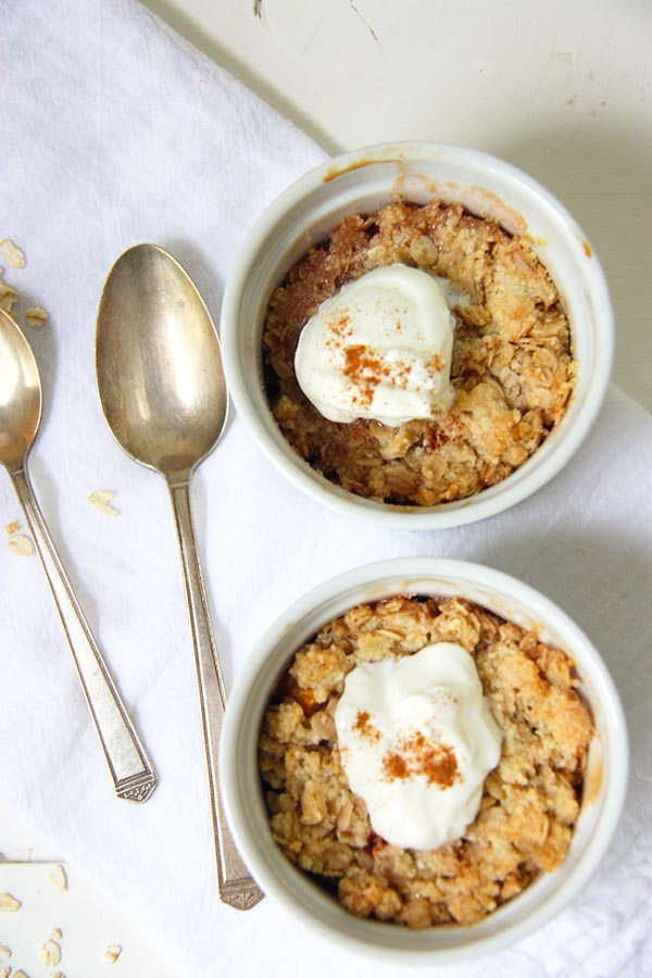 Stone Fruit Crumble - The Home Cook's Kitchen