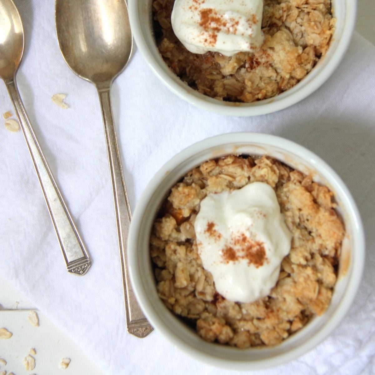 Stone Fruit Crumble - The Home Cook's Kitchen