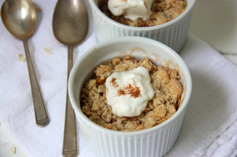 Stone Fruit Crumble - The Home Cook's Kitchen