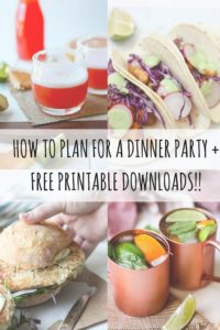 How to Plan for a Dinner Party - The Home Cook's Kitchen