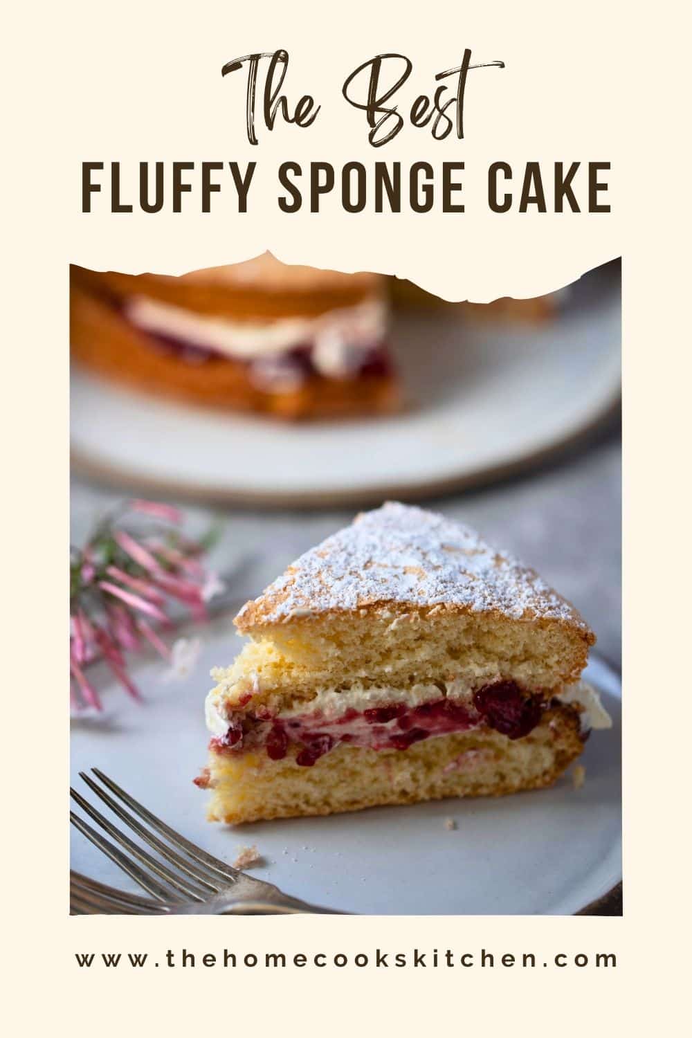 Fluffy Sponge Cake Recipe - The Home Cook's Kitchen